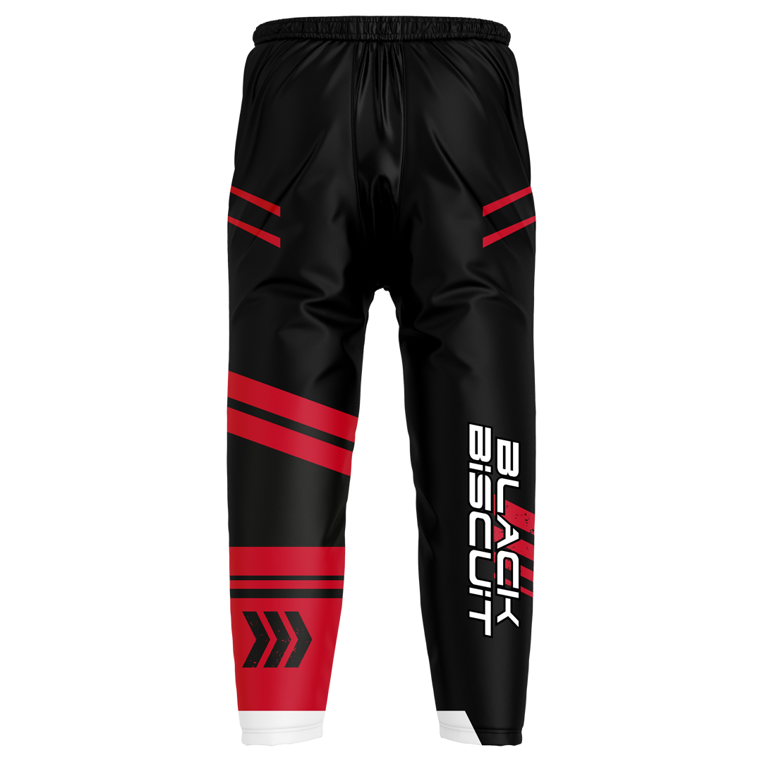 "Arrow" Red Inline Hockey Pant - NEW COLOR – black-biscuit