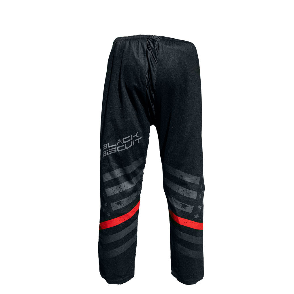"Thin Red Line" Inline Hockey Pant – black-biscuit